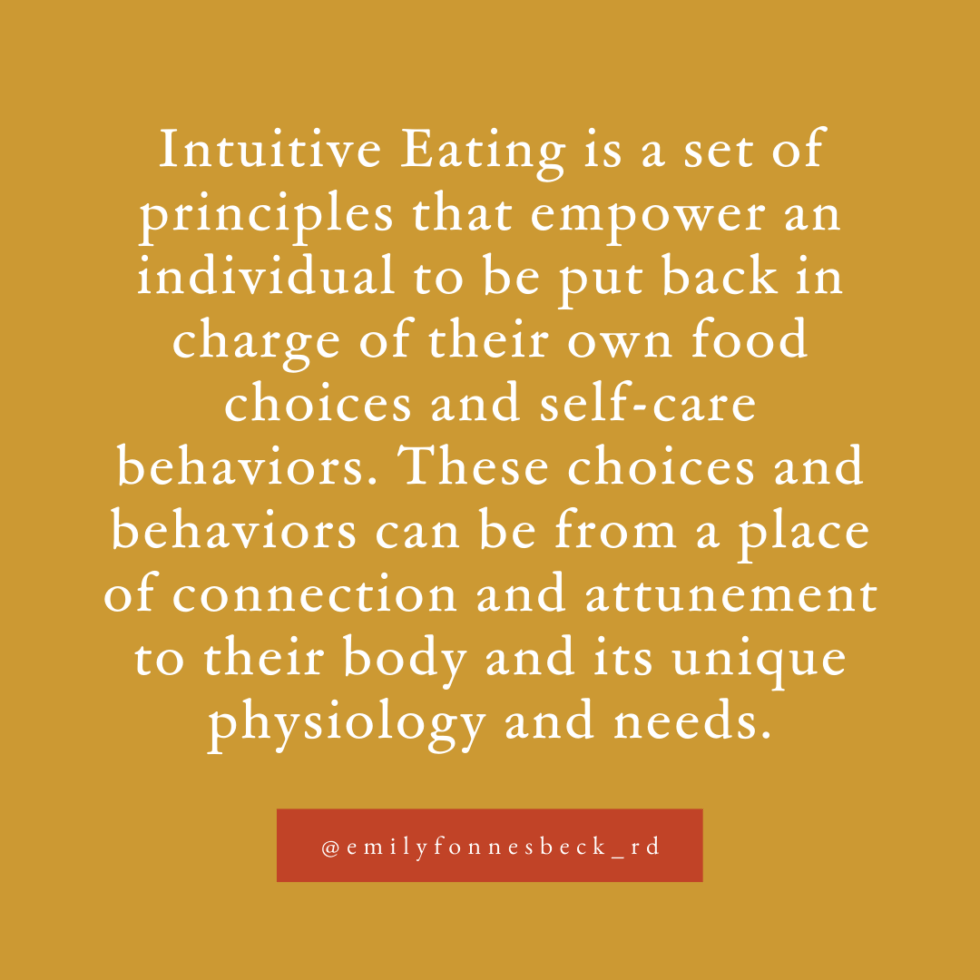 Clearing up misconceptions about Intuitive Eating - Emily Fonnesbeck ...